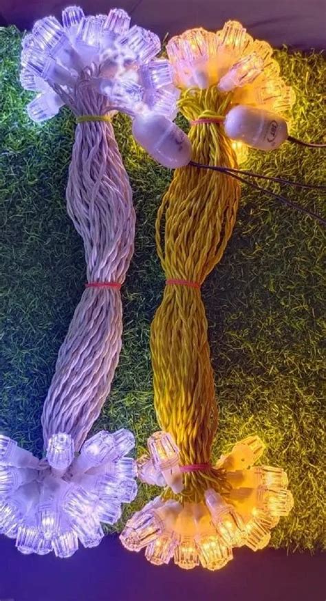 20m Plastic Purple Yellow Led String Light Set Blinking Plug In At Rs 440piece In Ahmedabad