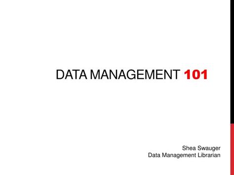 PPT Data Management PowerPoint Presentation Free Download ID