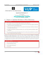 Quantum Mechanics In Three Dimensions Formulating And Solving Course