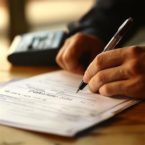 A Visa Application Form Being Reviewed By A Consular Officer For Approval Premium Ai Generated