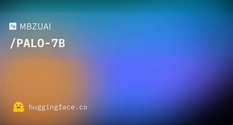 Mbzuai Palo 7b At Main