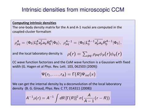 Ppt Ab Initio Coupled Cluster Calculations Of Nuclei Status And