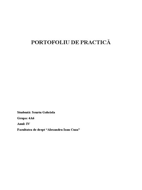 portofoliu practica pdf