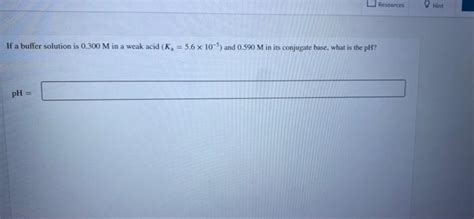 solved if a buffer solution is 0 250 m in a weak base kb