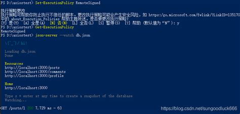 解决json server无法启动 jsonserver安装好了启动不了 csdn博客