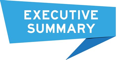 Executive Summary Logo Best Executive Summary Icon Royalty Free