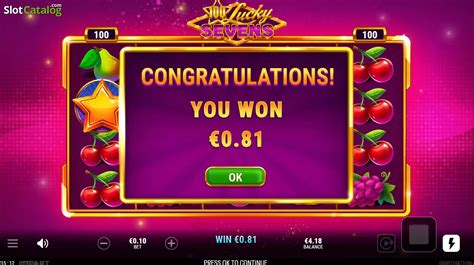 100 Lucky Sevens Slot Review 2025 Play Demo For Free