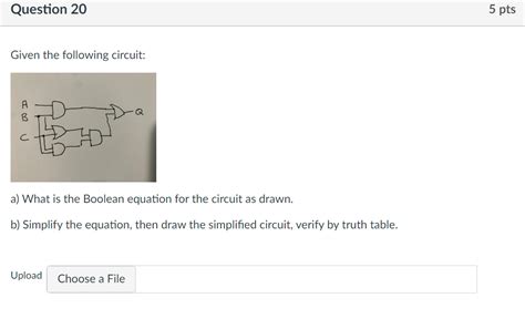 Solved Asap Given The Following Circuit A What Is The B
