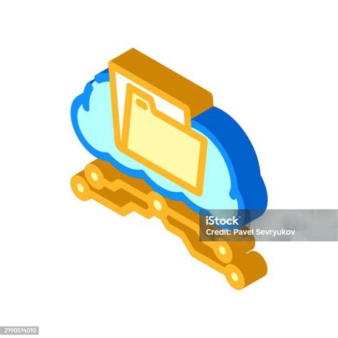 스토리지 클라우드 컴퓨팅 아이소 메트릭 아이콘 벡터 일러스트 레이 션 0명에 대한 스톡 벡터 아트 및 기타 이미지 0명 3