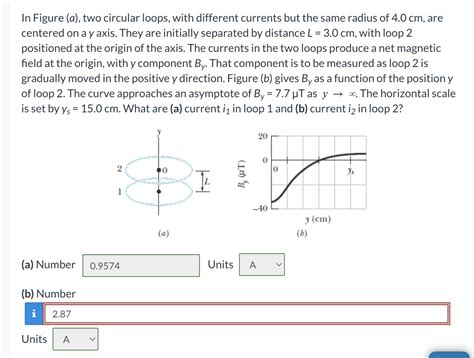 solved in figure a two circular loops with different