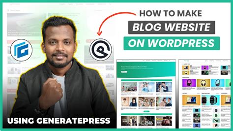 How To Make A Blog Website On Wordpress Using Generatepress In 2025 Youtube