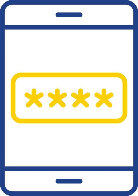 Password Line Two Colour Icon Design 43639146 Vector Art At Vecteezy
