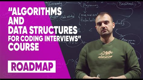 “algorithms and data structures for coding interviews” course roadmap
