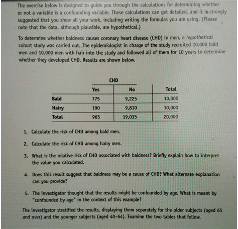 The Exercise Below Is Designed To Guide You Through The Calculations For Determining Whether Or