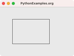 Tkinter Canvas Create Rectangle