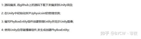 Unity 3d定点数物理引擎实战系列（四）基于unity整合bepuphysicsint物理引擎实战 知乎
