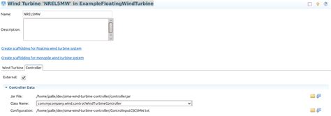 java based controller interface sima documentation