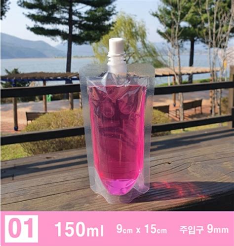 스파우트 파우치 투명무광 6종 50매 티몬