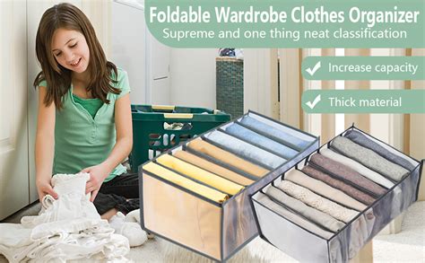 Grids And Grids Wardrobe Drawer Clothes Organiser Mesh Divider Compartment Closet Storage