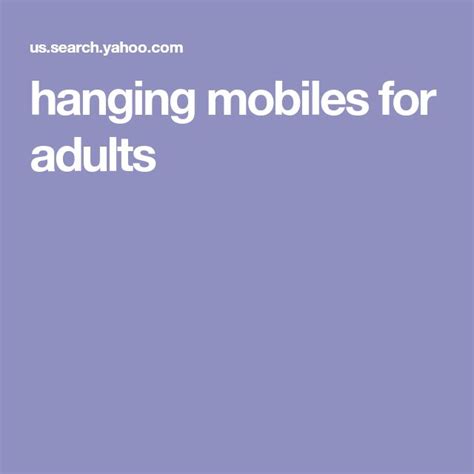 Hanging Mobiles For Adults Hanging Mobile Mobile Hanging