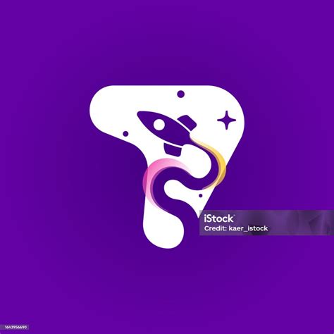 7ロゴロケット発射トレイル惑星星を備えた7番ネガティブスペーススタイルのアイコン 数字の7のベクターアート素材や画像を多数ご用意 数字