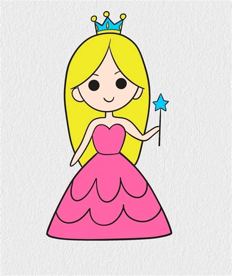 简笔画3 6岁儿童公主超简单笔画怎么画（高清17张） 简笔画图片大全