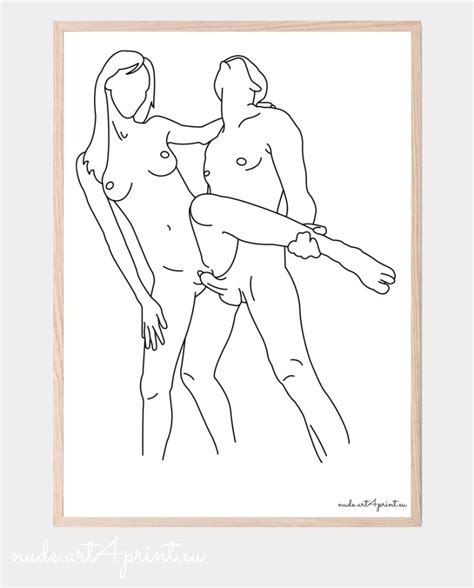 Hi Nude Line Art Prints For Sexy Bedroom Interior Decoration Or Lover Gifts Erotic Posters