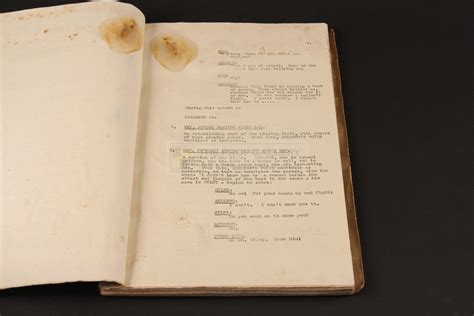 The Prop Gallery Production Used Script