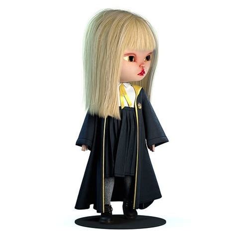 Olivia Yellow Wizard Doll 3d Model Cgtrader