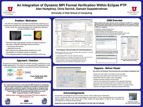 Ppt An Integration Of Dynamic Mpi Formal Verification Within Eclipse