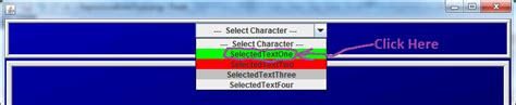 Java Custom Jcomboboxrenderer Change Background Color Depending On Text Selection Stack Overflow