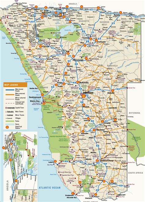 Maps Of Namibia Namibia App