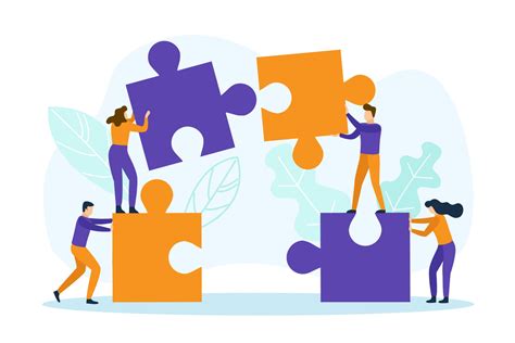 Puzzle People Vector Art Icons And Graphics For Free Download