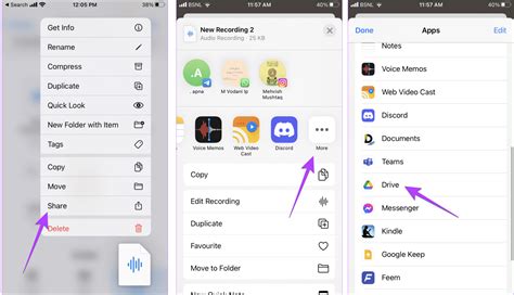 Ways To Upload Voice Memos To Google Drive From IPhone Guiding Tech