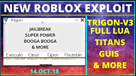 trigon roblox exploit at craig alston blog