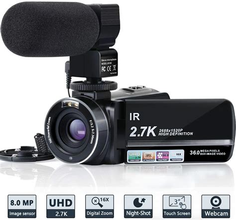 2.7k Mini Dv Player 1080p Video Camera Recorder Cheap Camcorder Digital ...