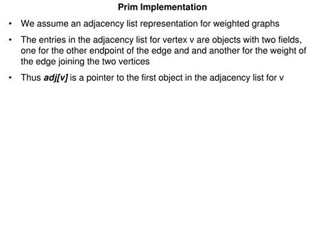Ppt Greedy Minimum Spanning Tree Algorithm Powerpoint Presentation