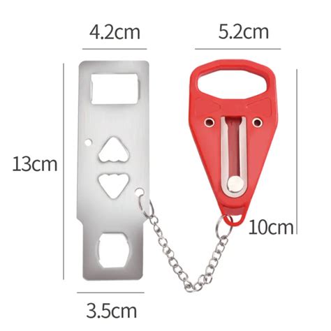 Safety Lock Door Blocker Portable Hotel Door Lock Anti Theft Lock