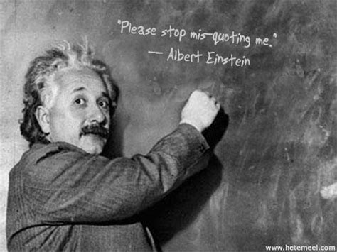 Stop Misquoting Einstein
