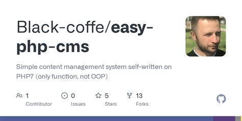 Easy Php Cmsindexphp At Main · Black Coffeeasy Php Cms · Github