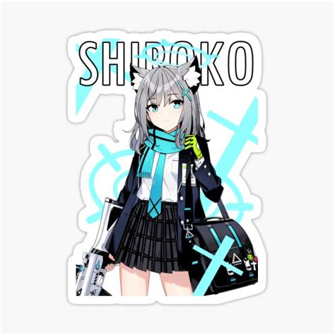 Shiroko Blue Archive Shirt Blue Archive Sticker Sunaookami Shiroko Bluearchive Sticker For