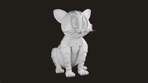3d Model Cat Model Cm02 Turbosquid 2103681