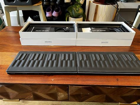 Pair Of Roli Seaboard Block 24 Key Expressive Midi Keyboard Reverb