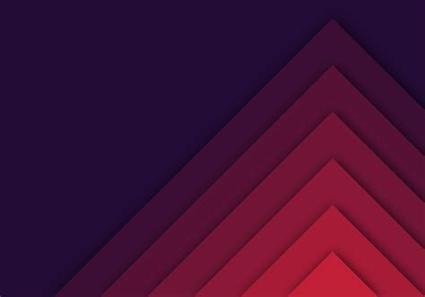 Red Background Geometric Overlap Layer Paper Cut On Dark With Space Design Vector Art At