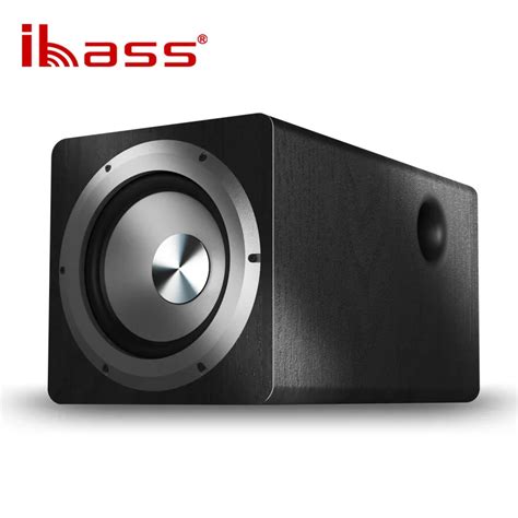 Ibass 100w 고출력 65 인치 패시브 스피커 나무 충격적인 깊은 저음 가정용 컴퓨터 Tv 서브 우퍼서브 우퍼