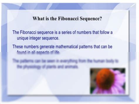 SOLUTION: Fibonacci sequence and the golden ratio - Studypool