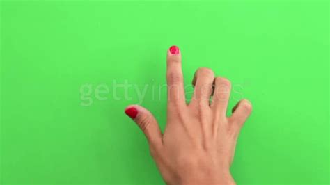 A Finger Taps And Swipes On A Screen Touch To Simulate Interacting With A Mobile Device Many