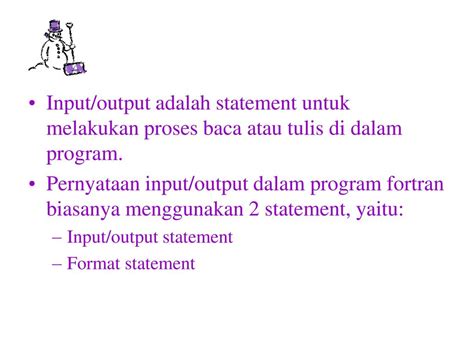 Statement Input / Output - ppt download