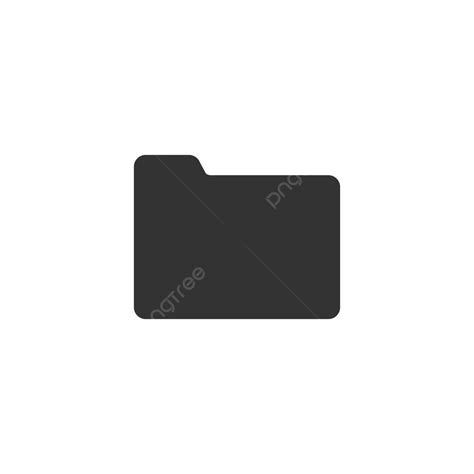 Filefolder Icon Vector Illustrationflat Design Organization Black