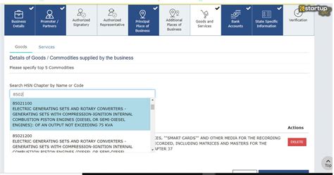 How To Add Multiple Goods In The GST Registration Certificate